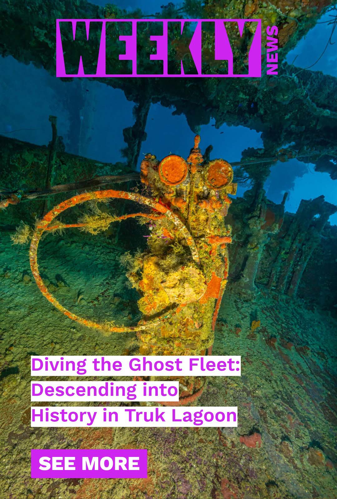Truk Lagoon's Ghost Fleet, how to become an Ikelite Ambassador, Aaron