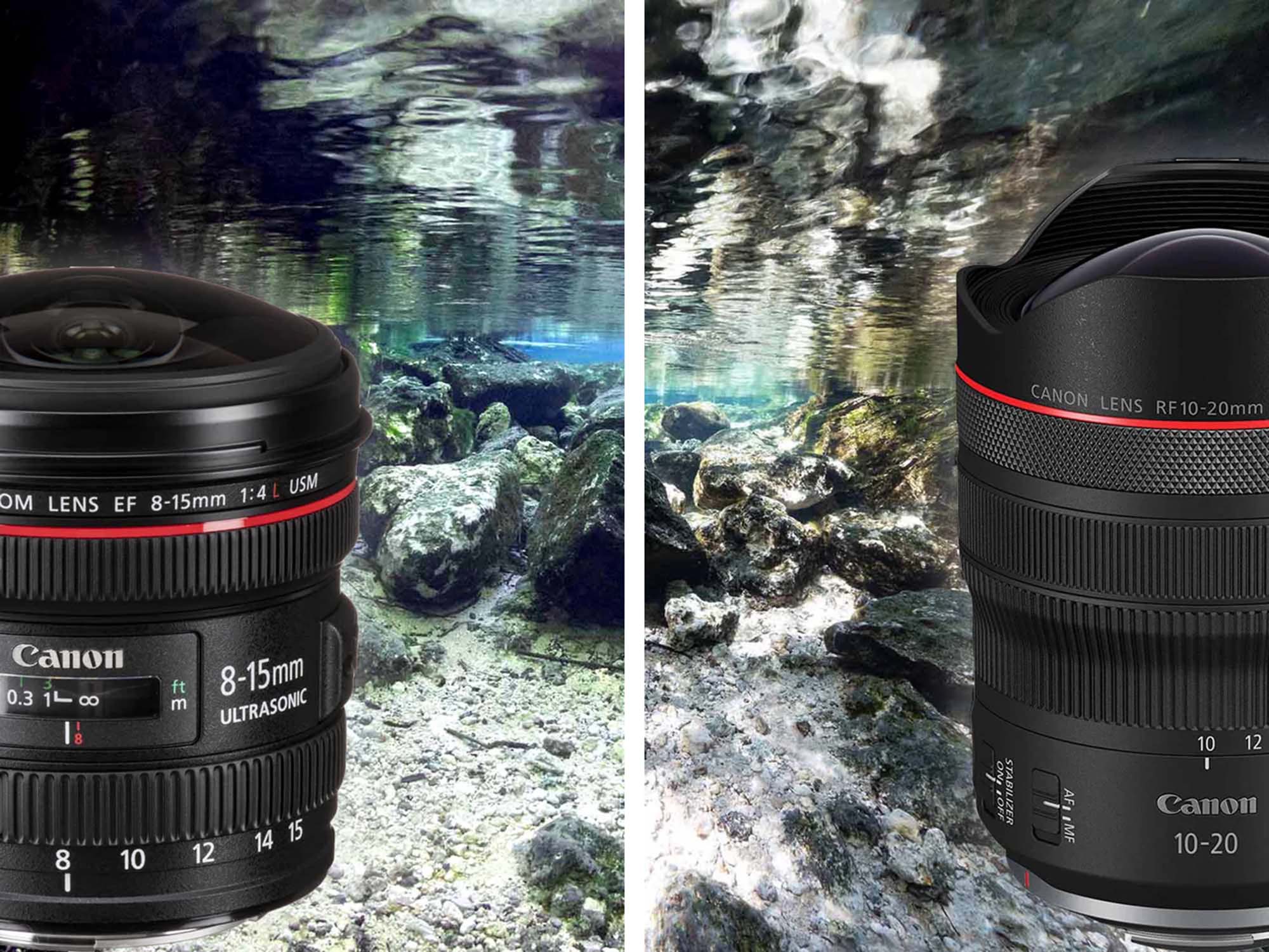 Underwater Edge Sharpness Comparison: Canon EF 8-15mm Fisheye vs Canon