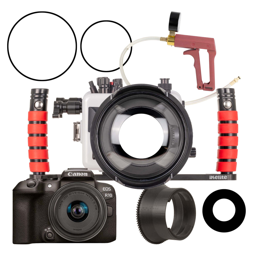 200DLM/D Underwater Housing and Canon EOS R10 Camera Deluxe Version Co