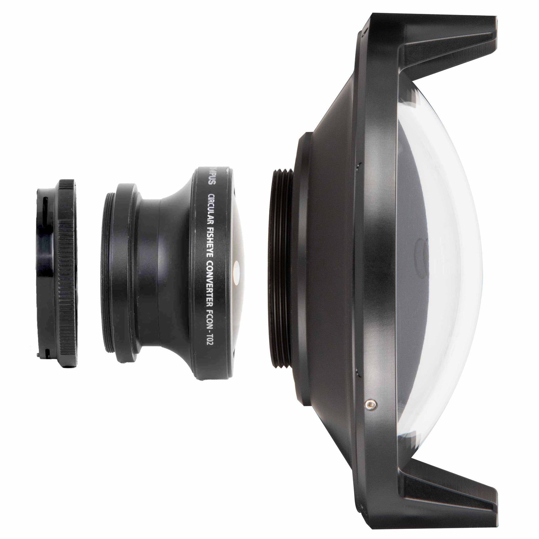 Dome Port for Olympus FCON-T02 Kit with Fisheye Lens for OM System TG-